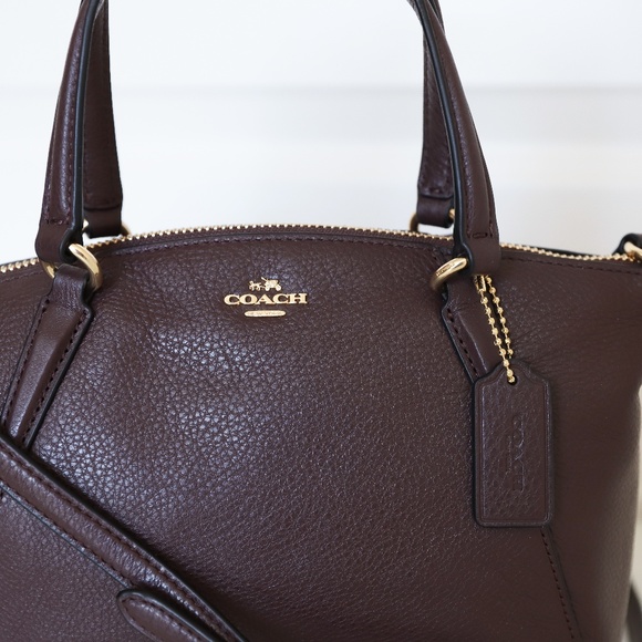 Coach | Bags | Coach F57563 Mini Kelsey In Pebble Leather Satchel ...